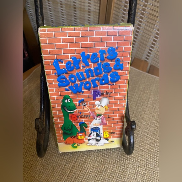Media | Letters Sounds Words Educational Book Vhs Tape Copyright | Poshmark